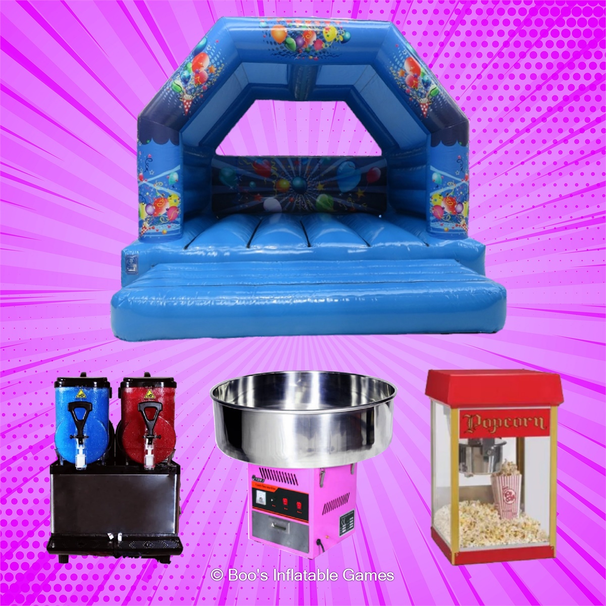 Adult Castle + 3 Fun Food Machines - Bouncy Castle Hire in Dudley ...