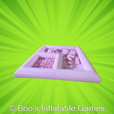 Pastel Pink Soft Play and Ball Pool (Indoor) - Bouncy Castle Hire in ...